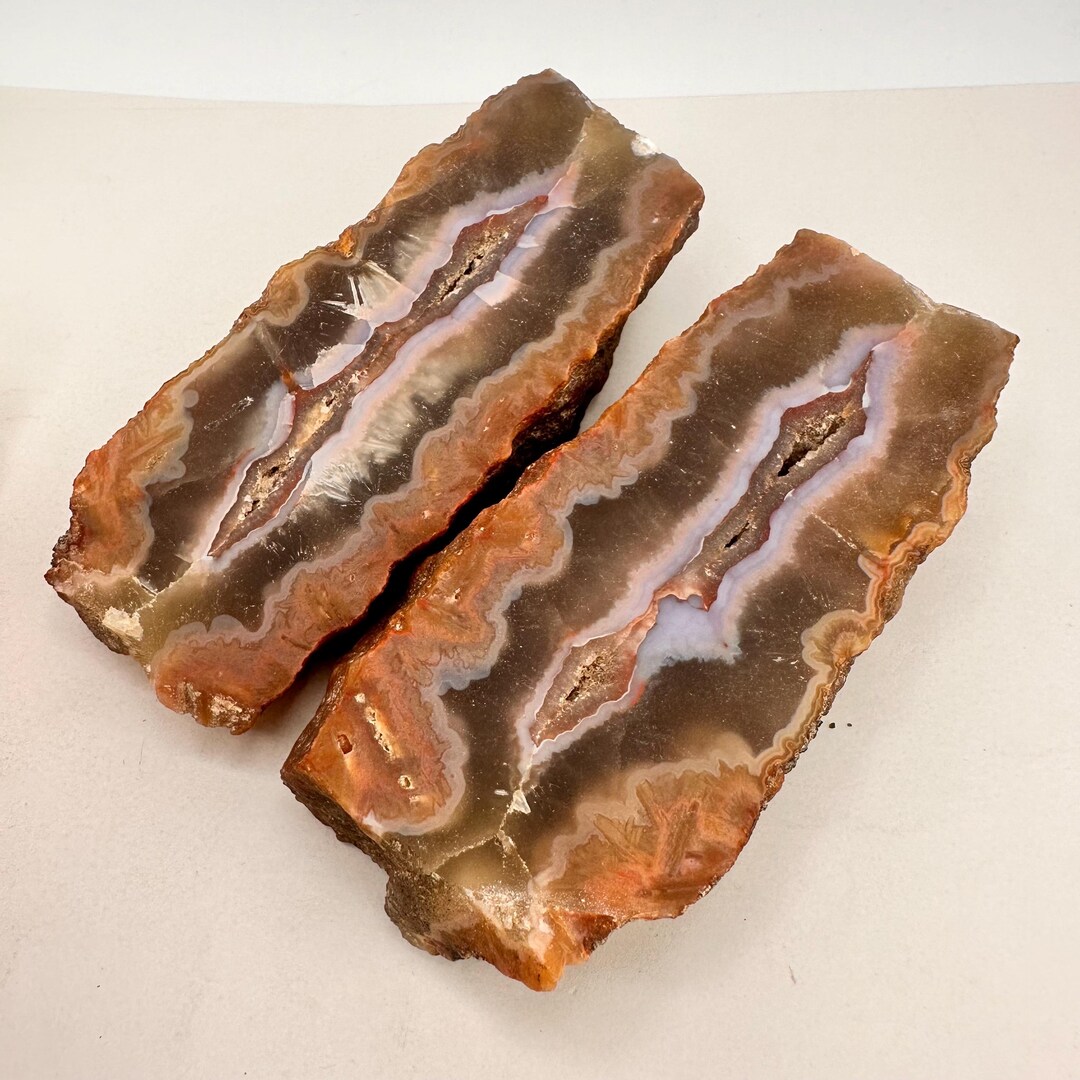 Large Attractive Turkish Agate With Geode Center, Cool Design A Rare ...