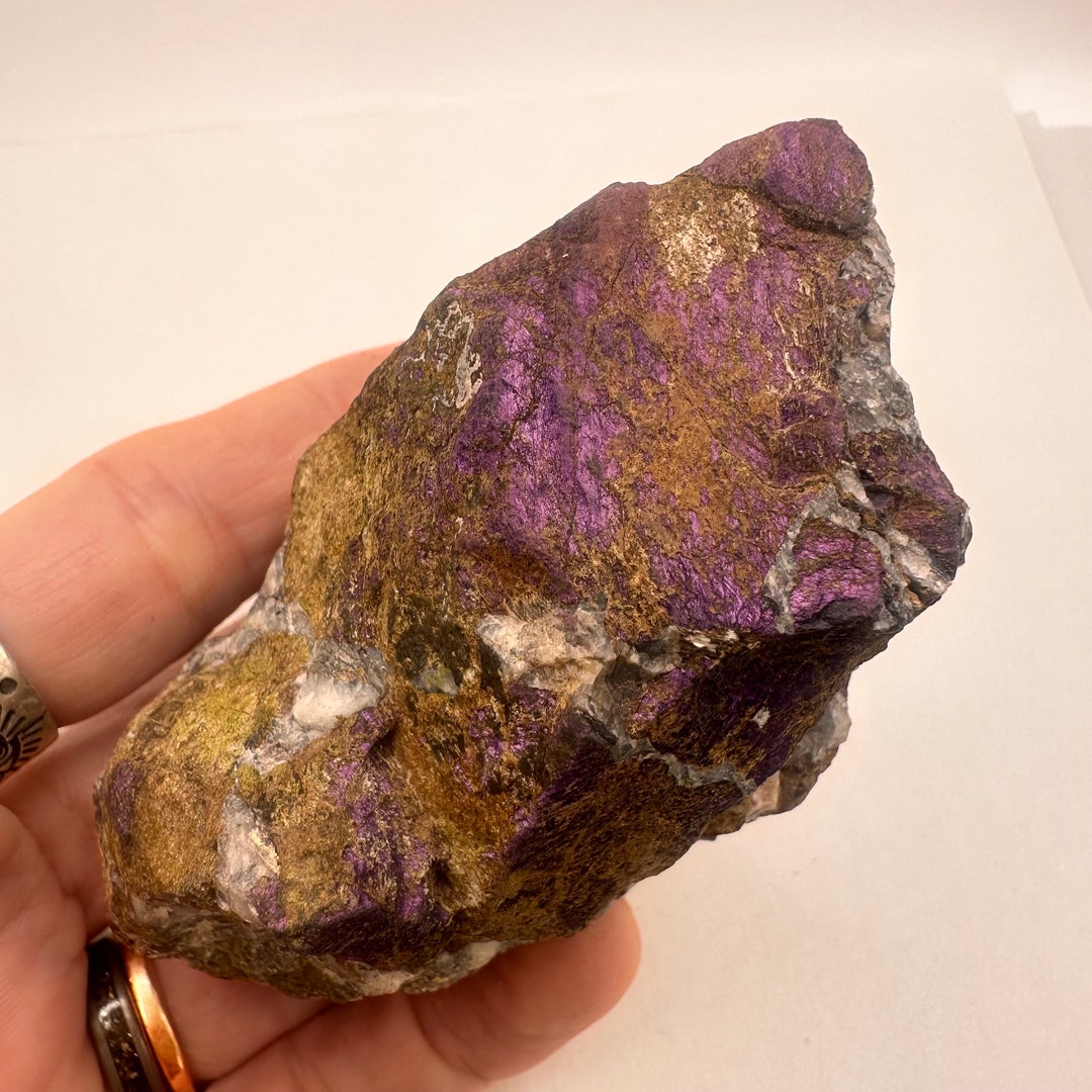 Metallic Purpurite Display Specimen From Namibia | Manganese Iron ...