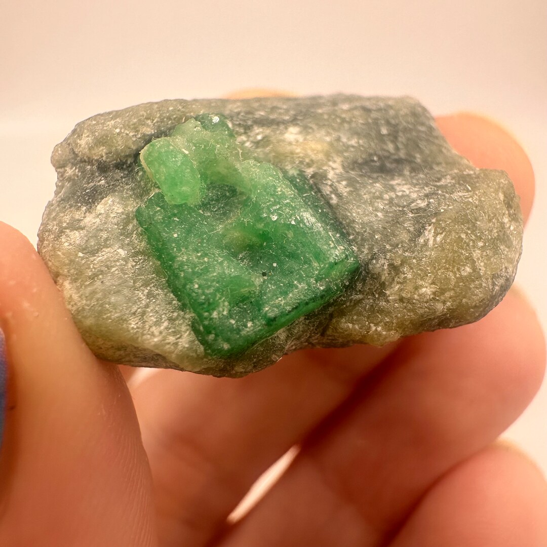 Emerald on Matrix, so Rare and Hard to Come By Green Beryl From Swat ...