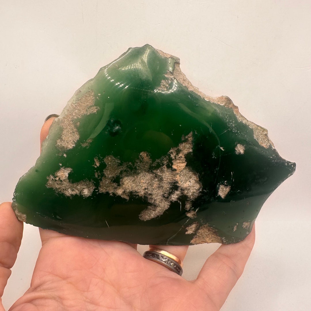 Rare! Large Mtorolite Aka "emerald Chrysoprase" - Beautiful Plate ...