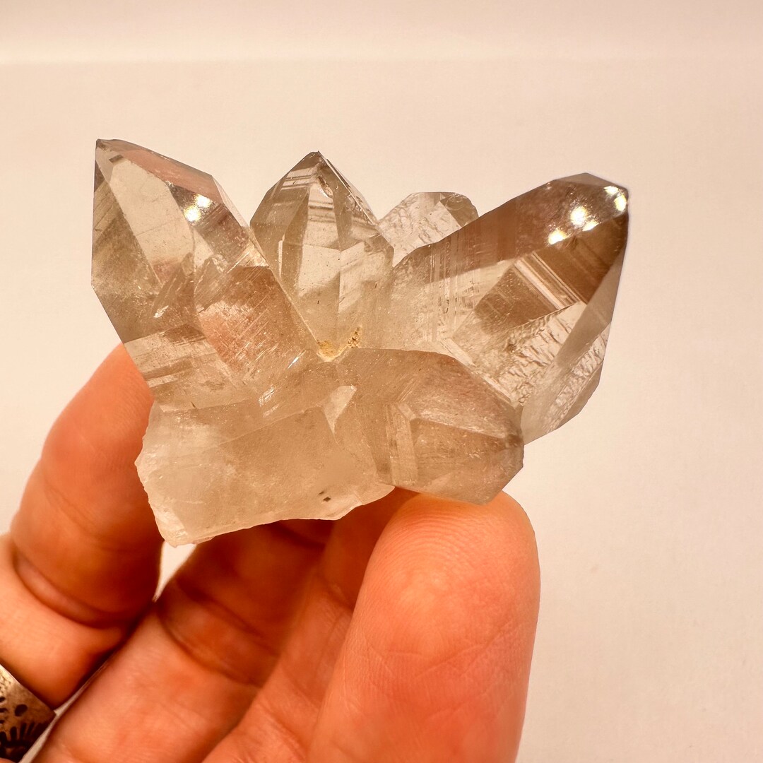 Hashupi Quartz Point Cluster Glassy himalayan Quartz Crystal, Mineral ...