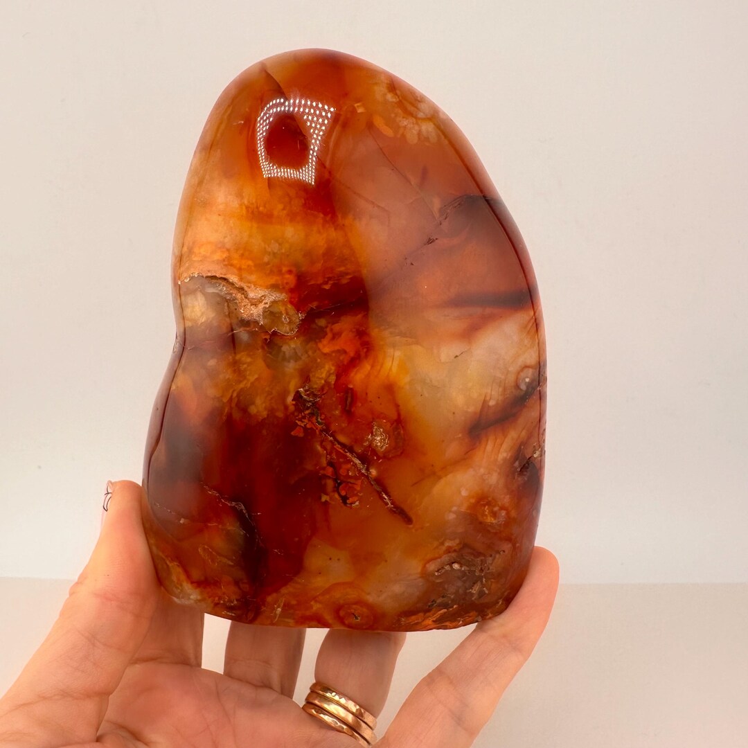 Dark Red Carnelian NEVER IRRADIATED! Polished Freeform - Big Witchy ...