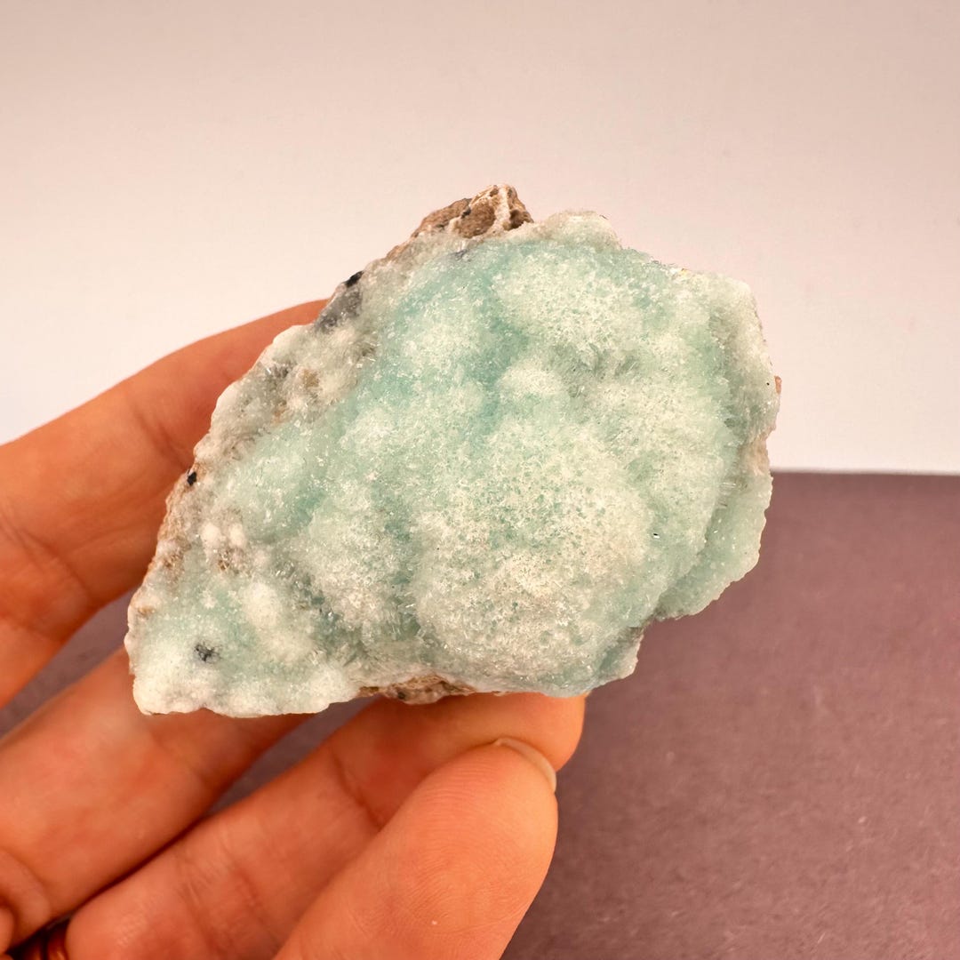 Acicular Blue Aragonite - Nice Formation With Great Color! Crystal ...