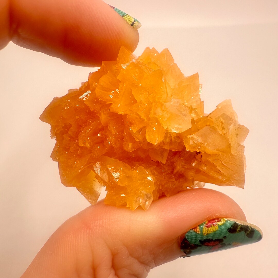 Sparkly Dogtooth Flower Calcite From Yunnan, China Beautiful Display ...