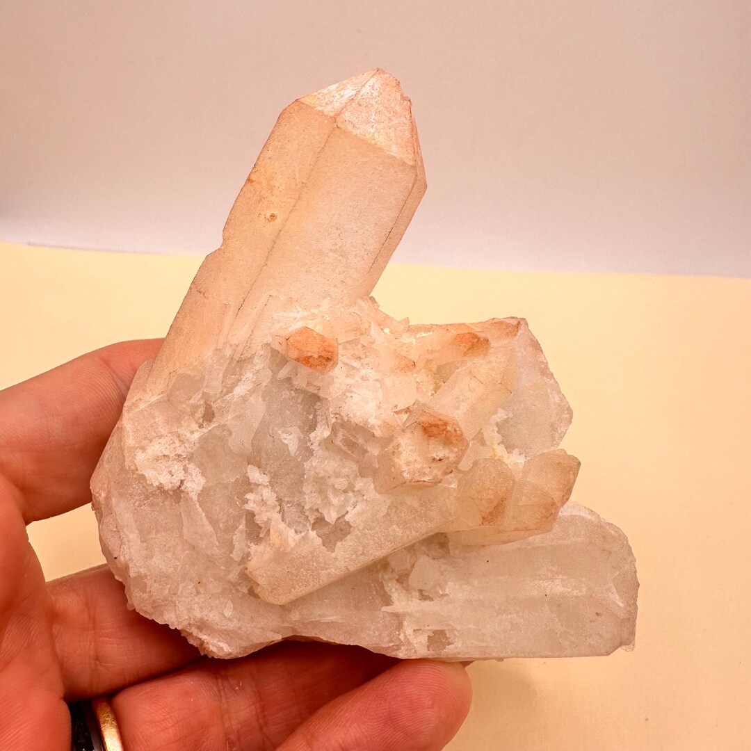 White Quartz Cluster Big Thick Crystals of Nice Quality Natural Quartz ...