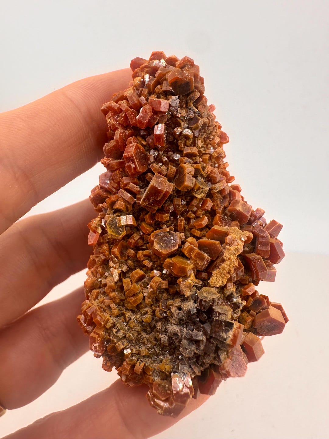 Vanadinite Cluster With High-quality Crystals - Moroccan Mineral ...