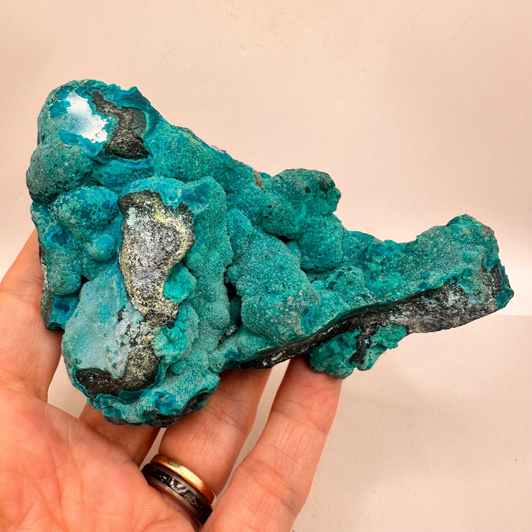 Bright Blue Chrysocolla, Large Size, Absolutely Striking Great Mineral ...