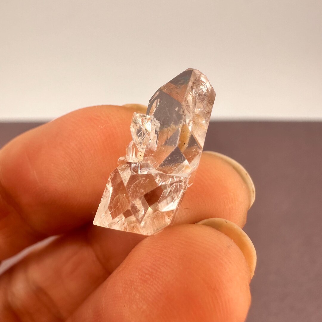 Diamond Quartz With Twin! Same Formation as "herkimer Diamonds" - Great ...