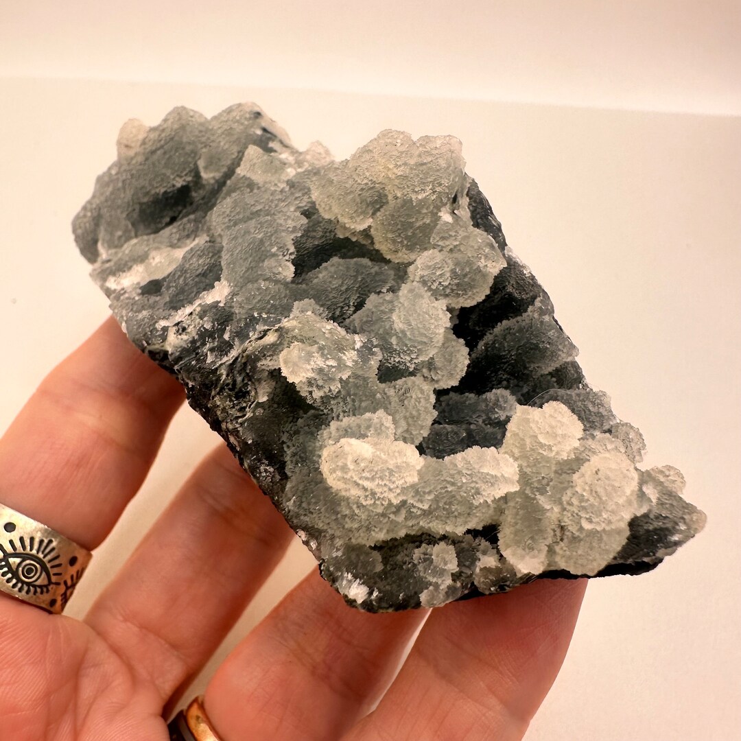 Black Chalcedony With From Nashik, Maharashtra, India Beautiful Display ...