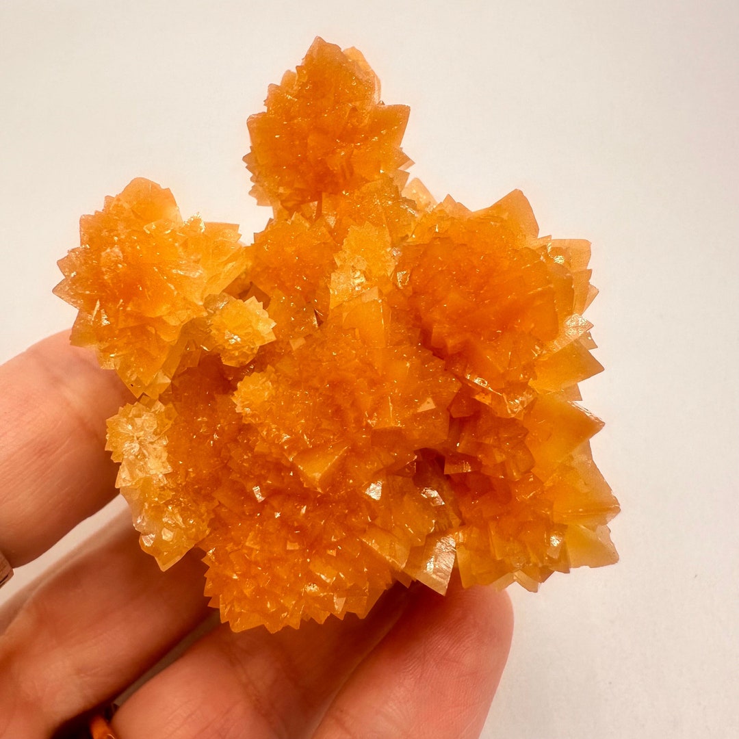 Sparkly Dogtooth Flower Calcite From Yunnan, China Beautiful Display ...
