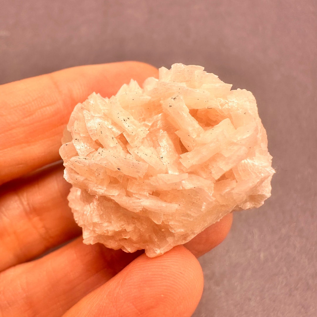 Pearly Pink Dolomite With Green Fluorite From Hunan, China - Gorgeous ...