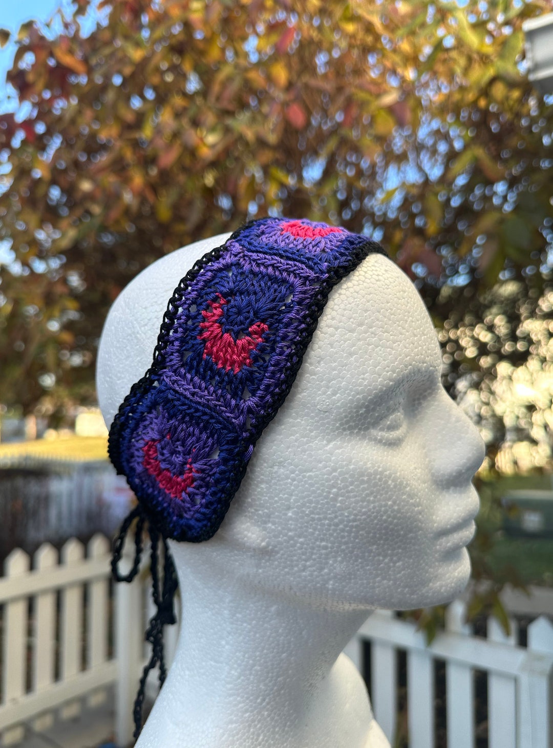 Bisexual Pride Flag Crochet Headband - Etsy