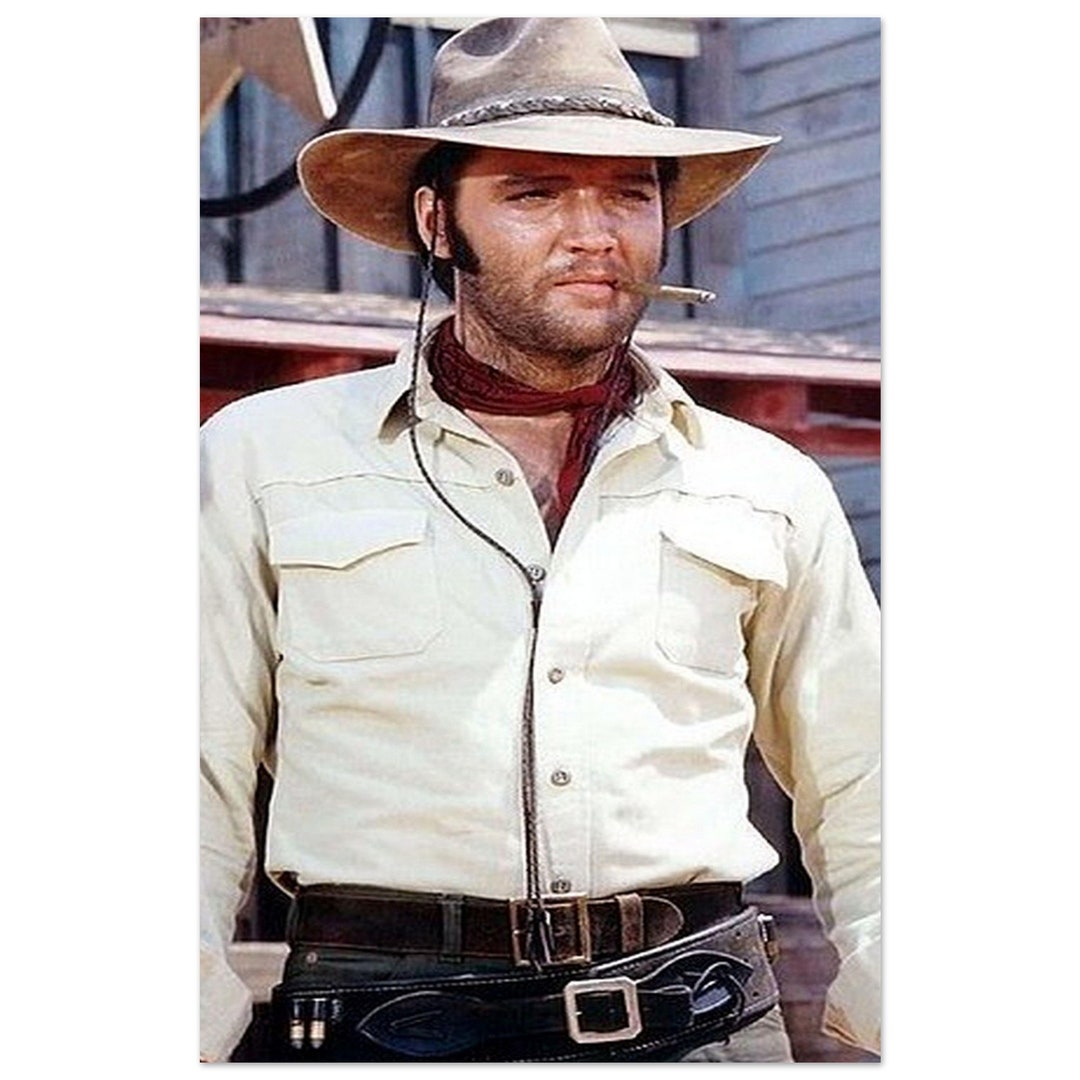 Elvis Presley Jess Wade charro Premium Matte Paper Poster - Etsy