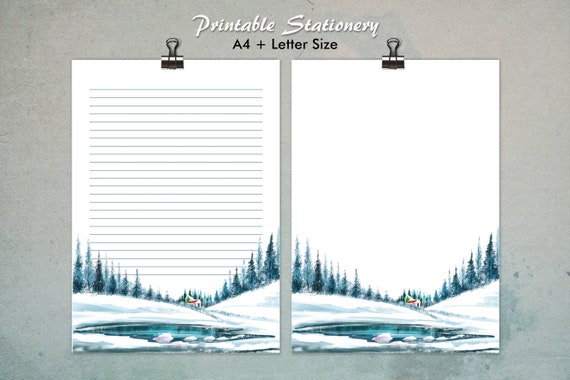 Winter Scene Stationery 36 Wonderful Winter Wedding Stationery