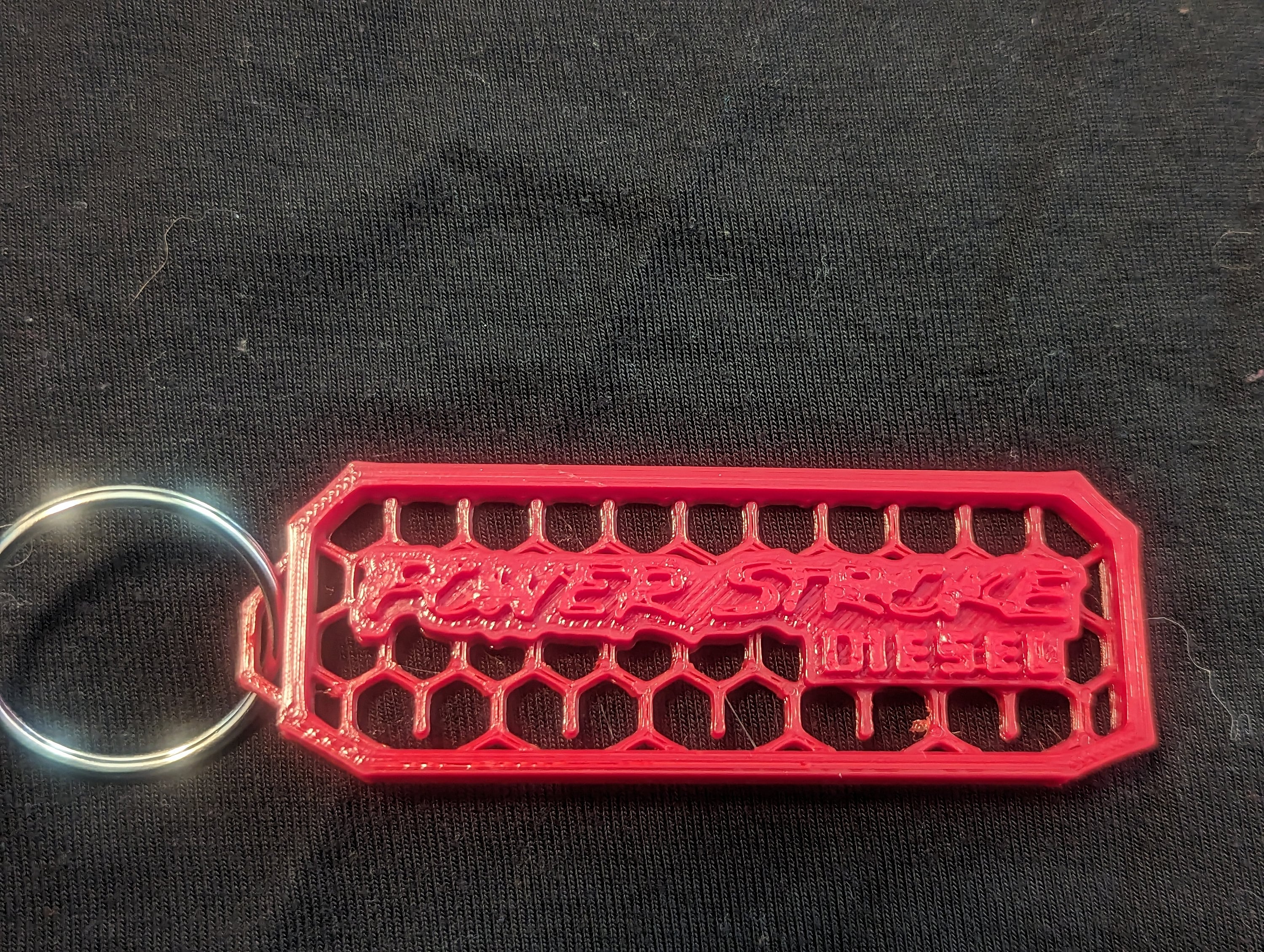 Powerstroke Diesel Keychain - Etsy