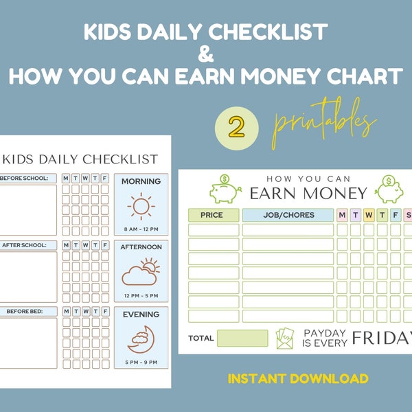 Earn Money Checklist - Etsy