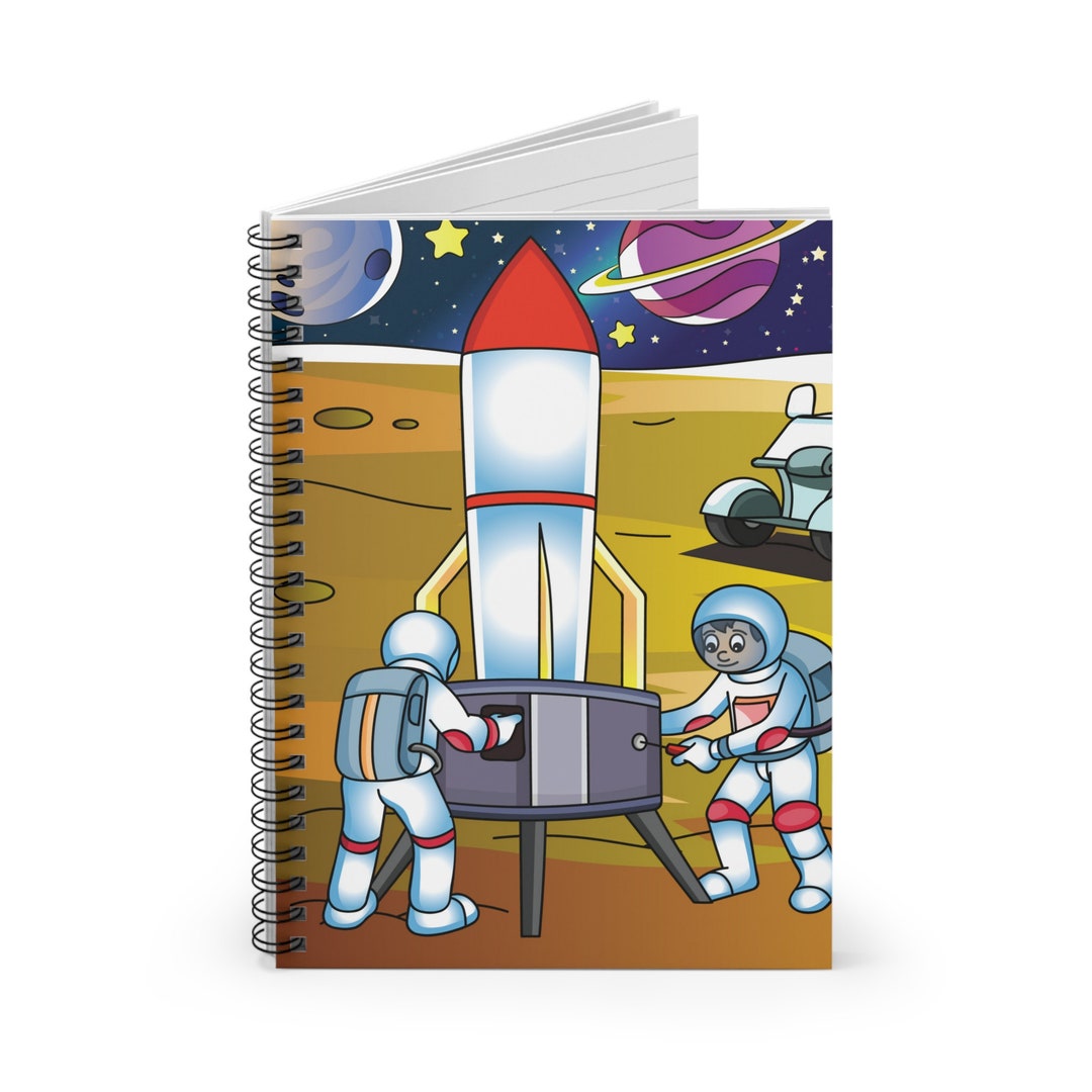 Rocket Notebook, Astronauts, Rocket Notebook, Spiral Notebook ...