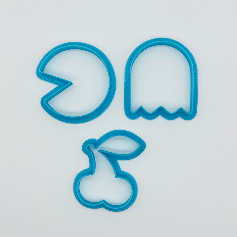 PACMAN Cookie Cutter & Fondant Embosser 3D Printed Gaming - Etsy