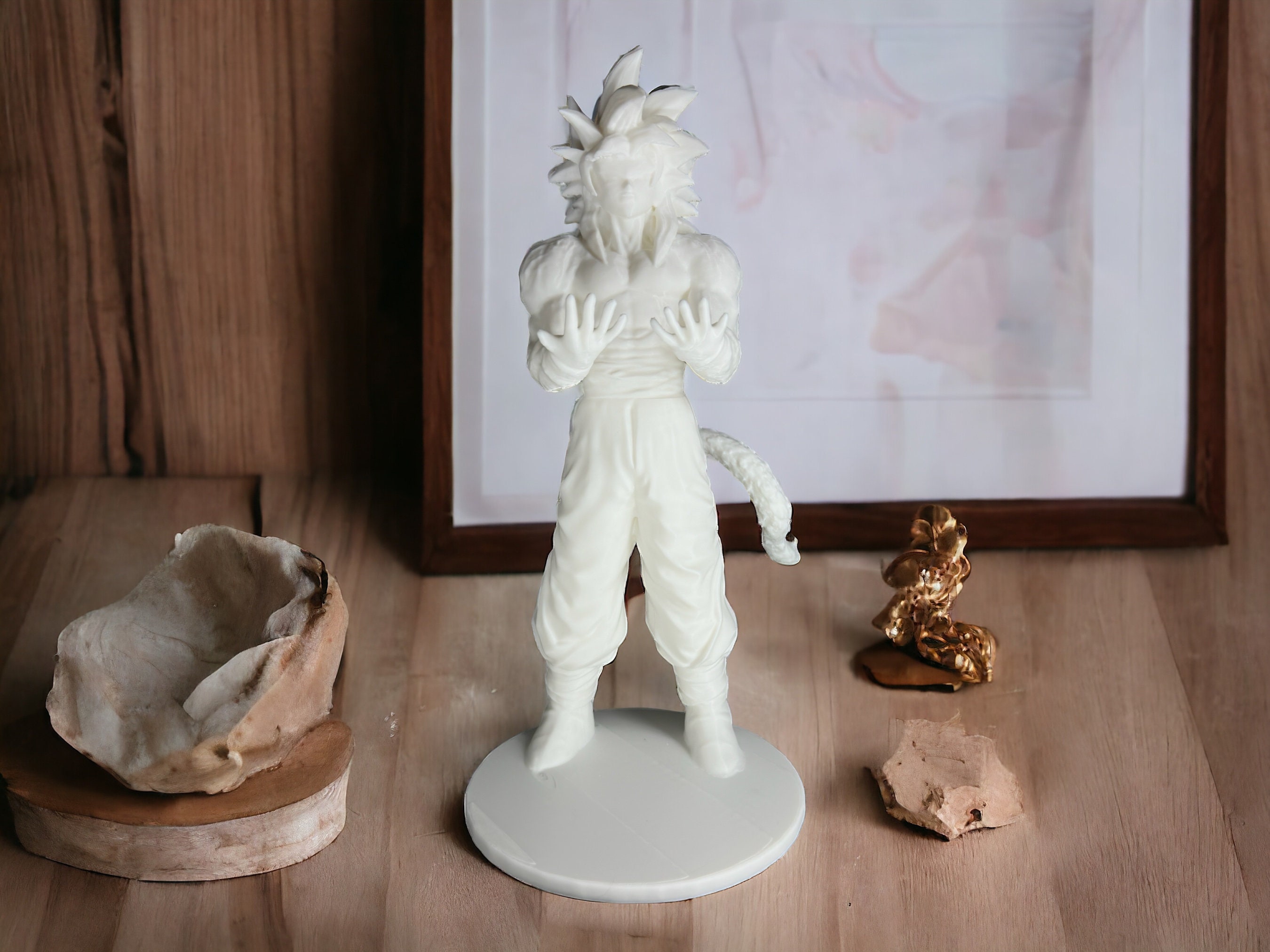 Goku Saiyan Headphone Stand Gaming and Desk Accessory Gift Dragon Ball ...