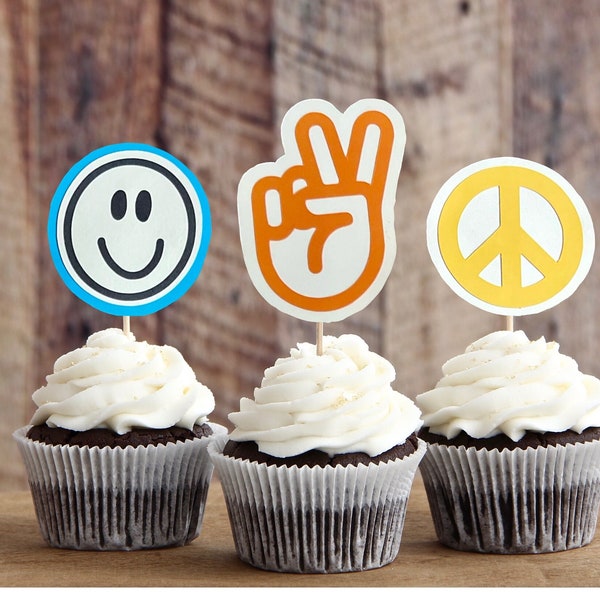 Groovy Cupcakes - Etsy