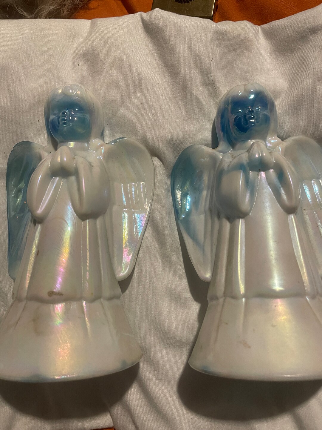 Vintage Fenton Art Glass Angels - Etsy