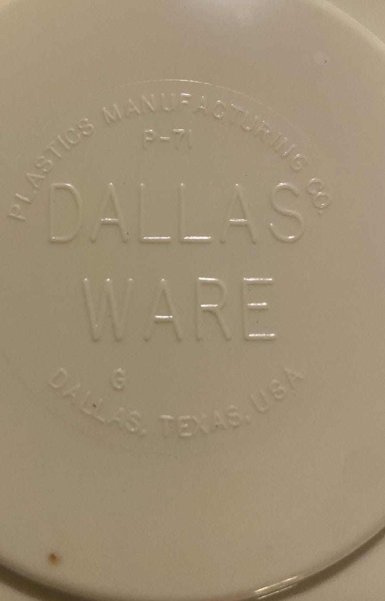 Vintage Dallas Ware P-71 Tan Beige 6 Compartment Cafeteria Lunch Tray ...