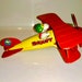 Snoopy Biplane Die Cast 1965 Metal Plane Peanuts AVIVA TOY CO - Etsy
