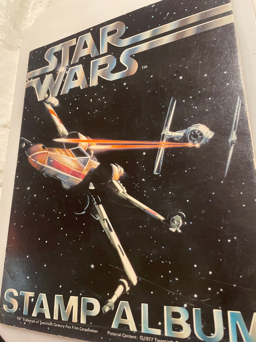 1977 STAR WARS Characters Postal Stamp Album Copyright 1978 W/ Stamps ...