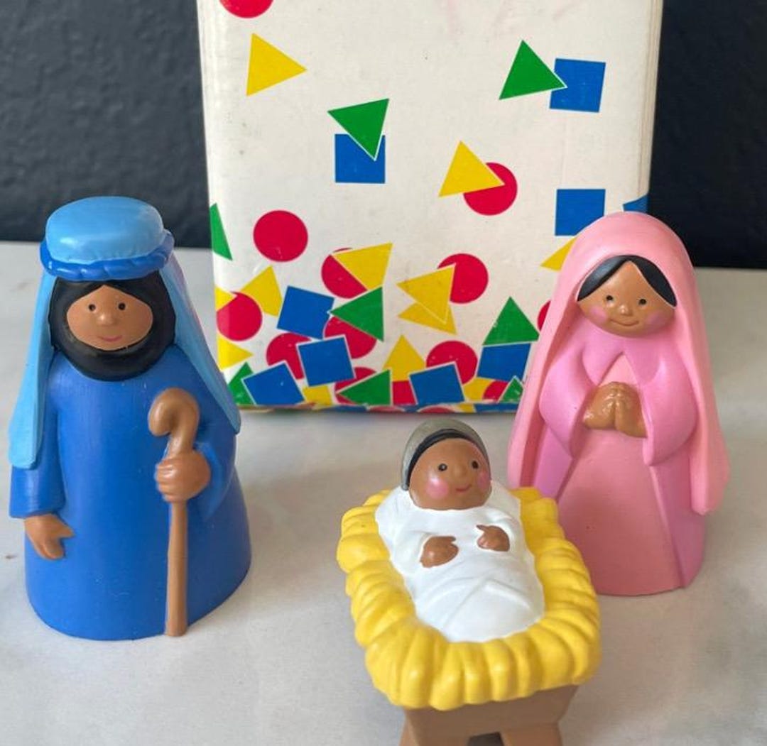 Avon Kids Nativity Set 1993 My First Christmas Holy Family - Free ...