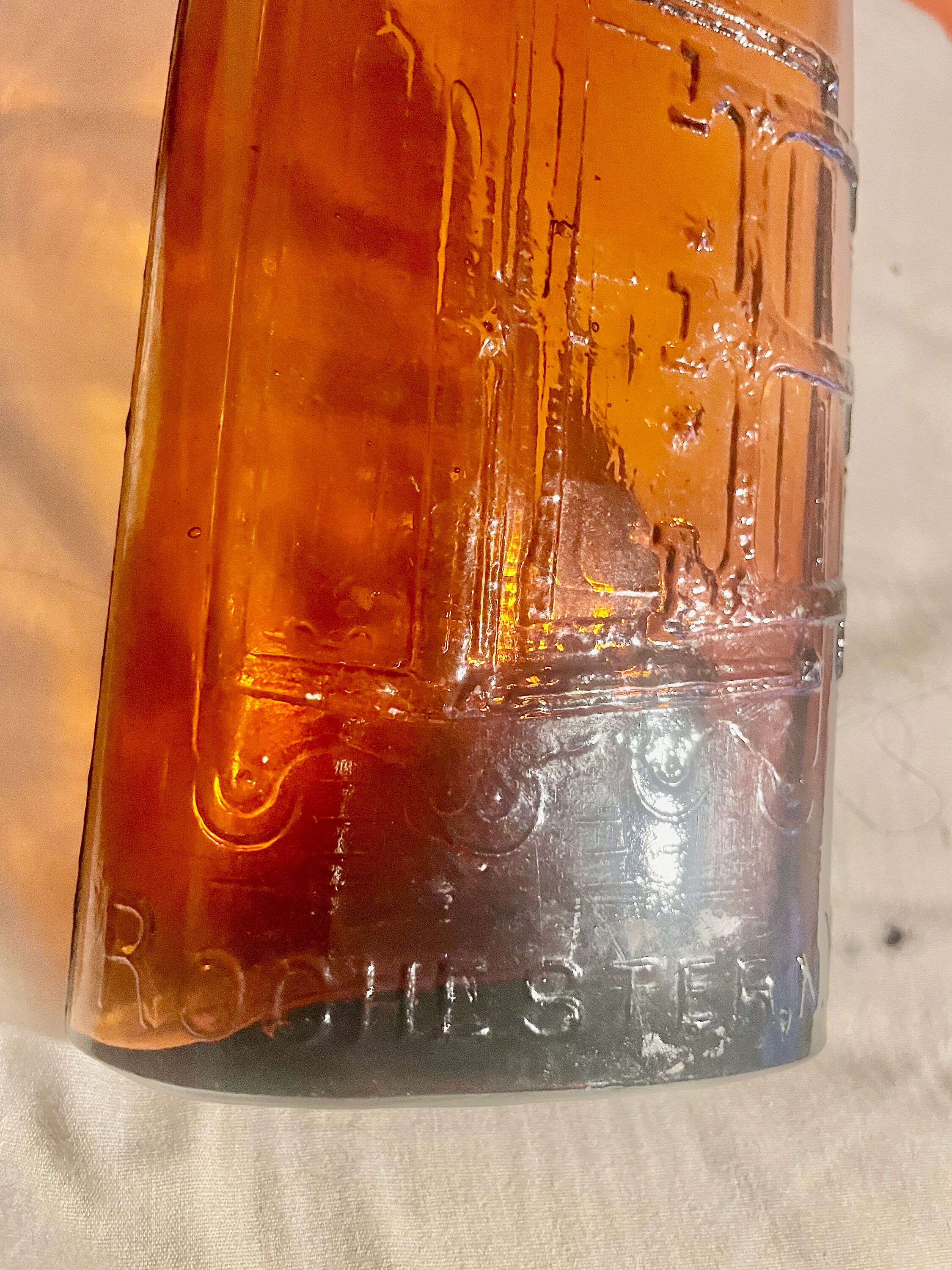 Warner’s Safe Kidney and Liver Cure Medicine Bottle 91/2” Tall 3”wide ...