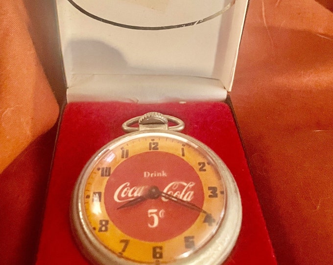 Collectible Coca Cola Pocket Watch Electronically Timed - Etsy