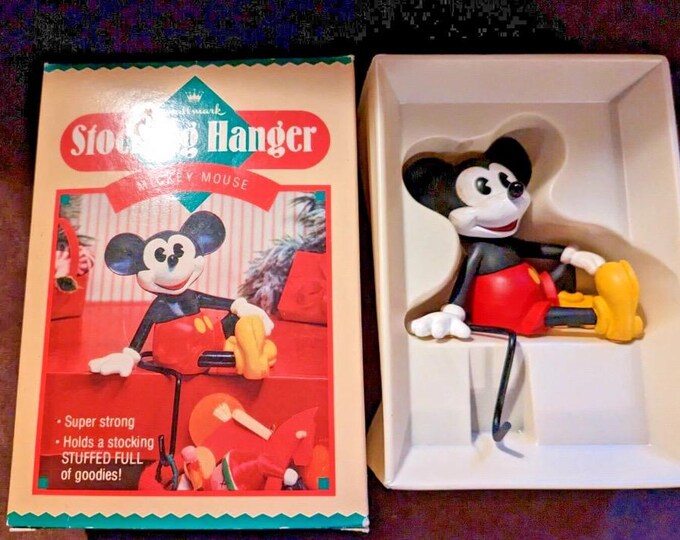 Mickey Mouse Stocking Hanger/holder - New Old Stock Vintage - Etsy
