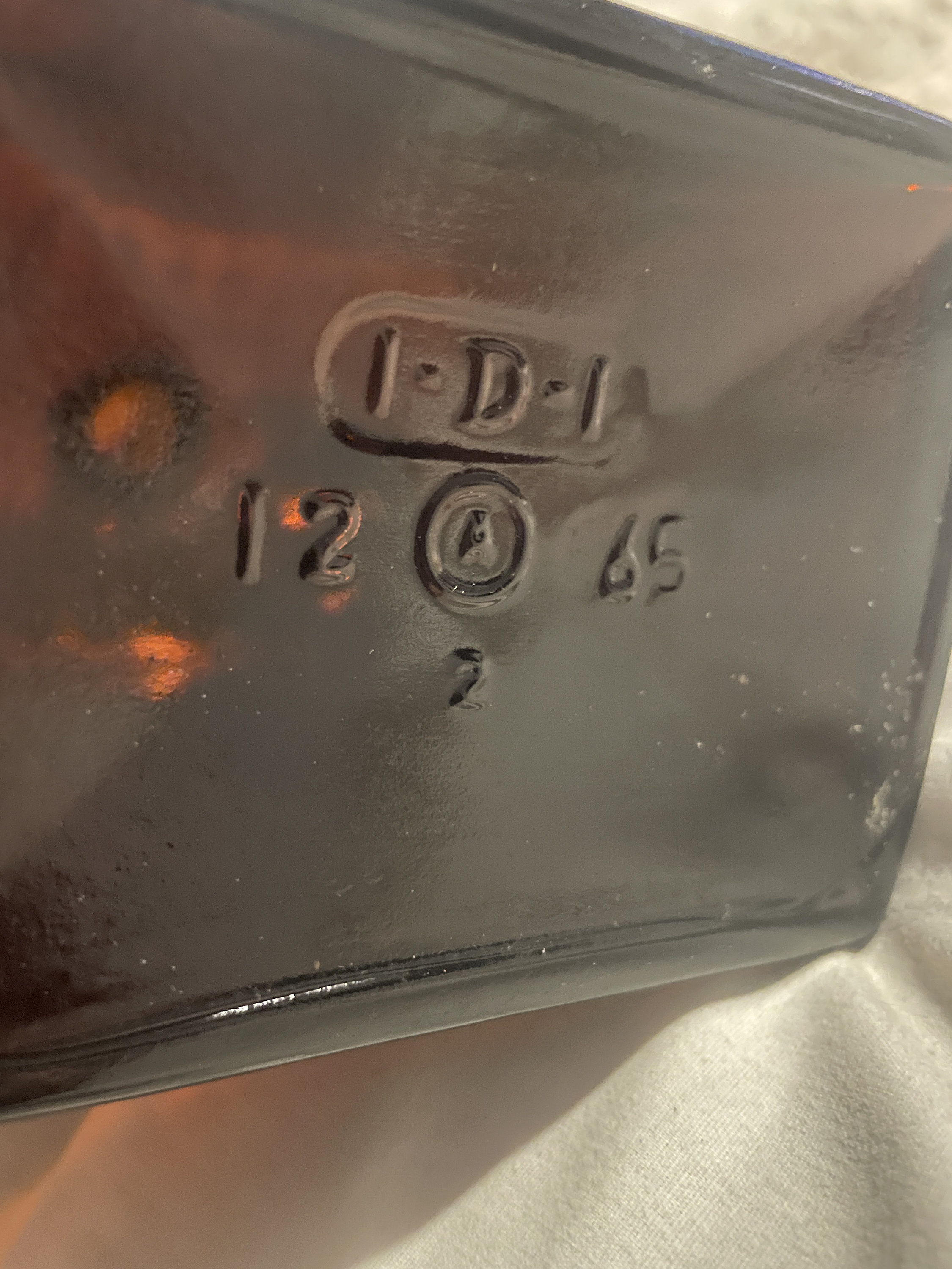 E.G Booz’s Old Cabin Whiskey Bottle Purple Amethyst Glass 8" 1840 ...