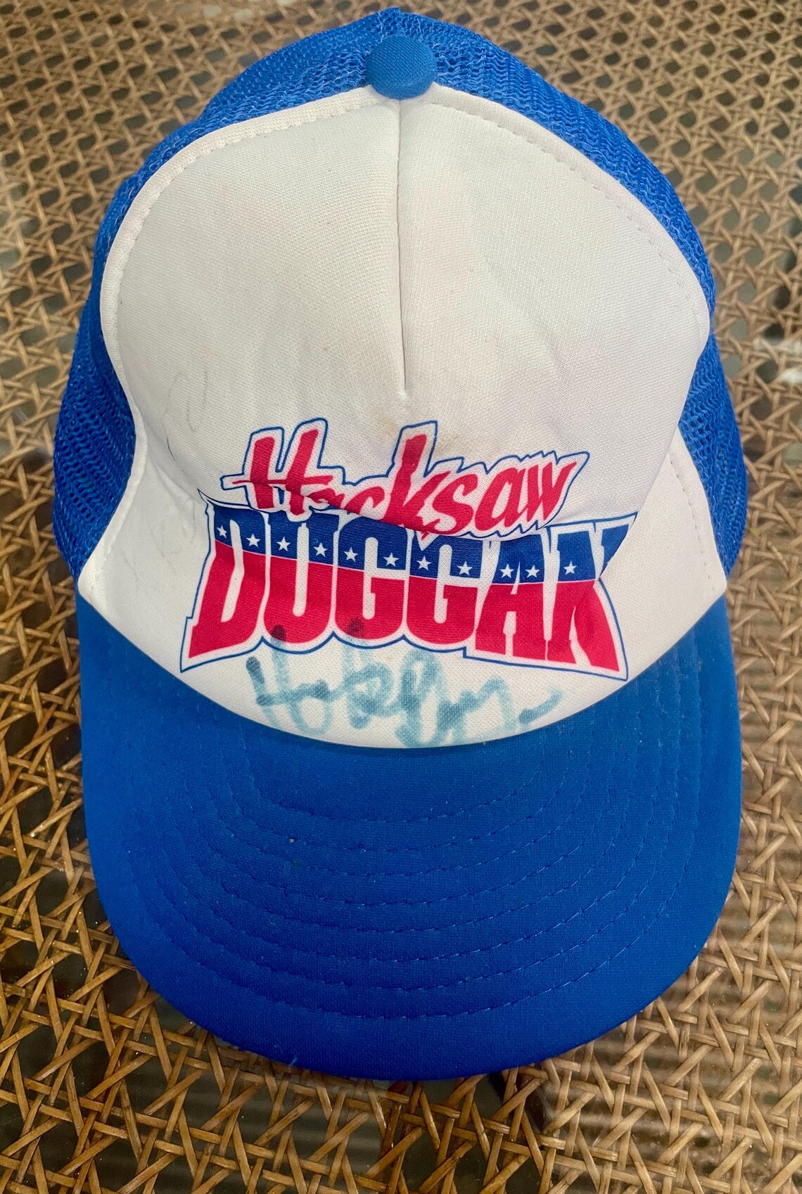 Rare Signed Hacksaw Duggan Trucker Cap, Wrestler Cap, Hat Trucker - Etsy