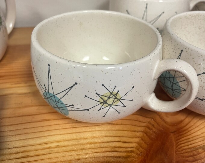 Franciscan Starburst Tea Cup Retro 1950's California, USA MCM Vintage ...