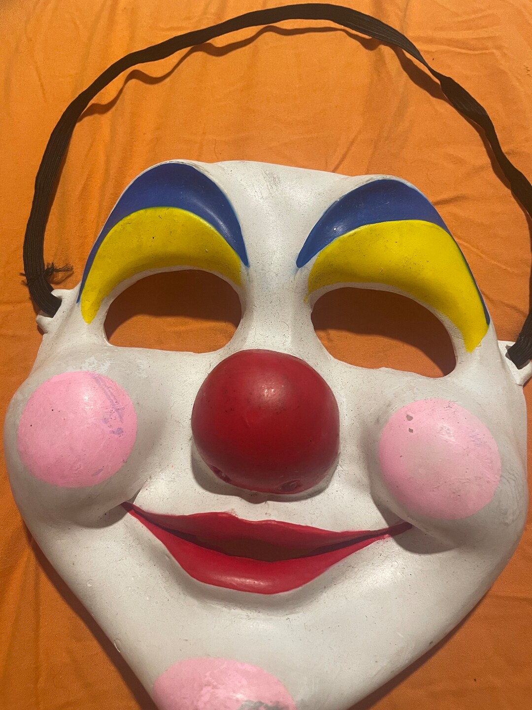Vintage Fun World DIV Happy Clown Mask Scary - Etsy