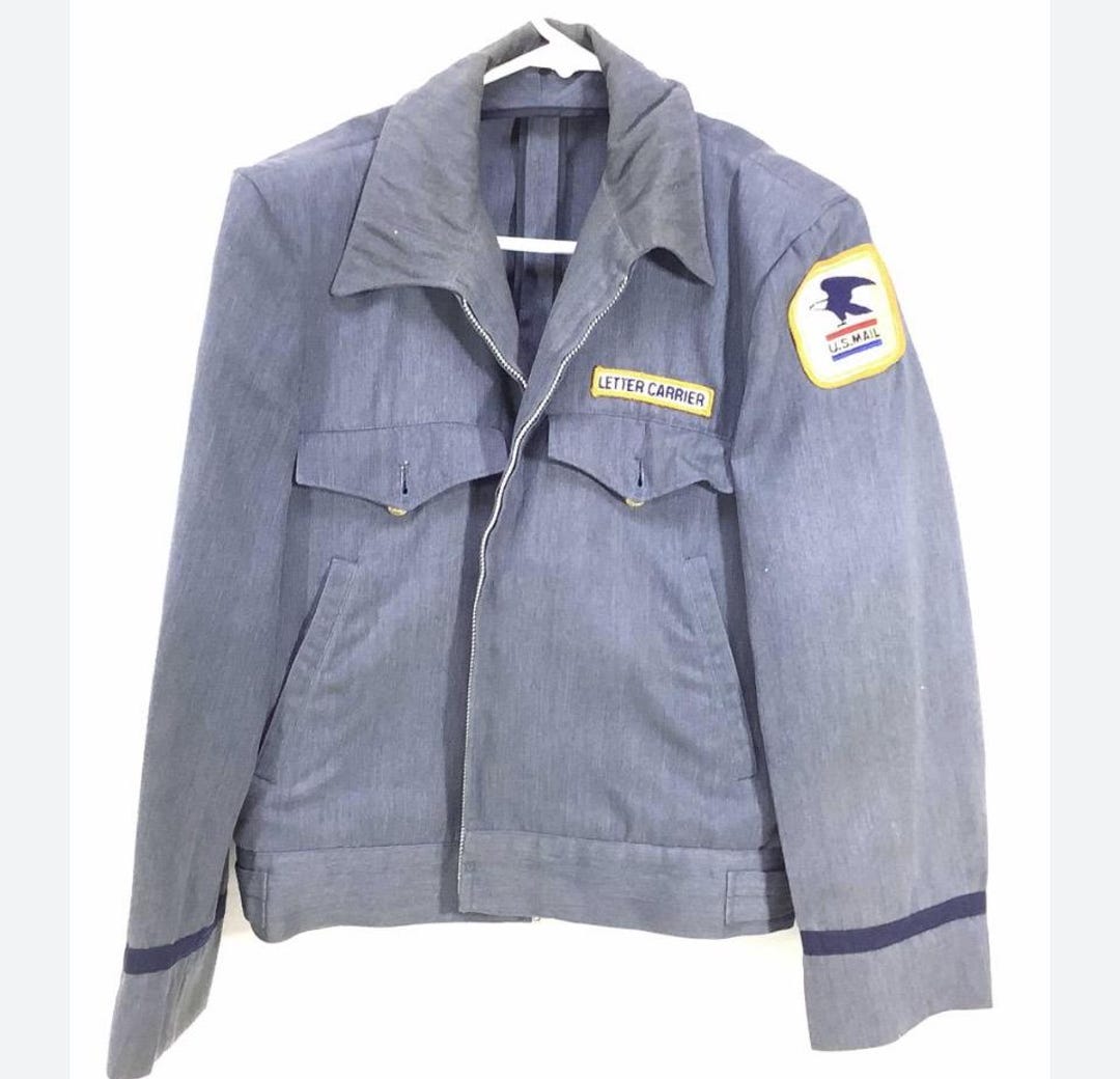 VINTAGE U.S. Mail Letter Carrier Uniform Service Jacket Blue - Etsy