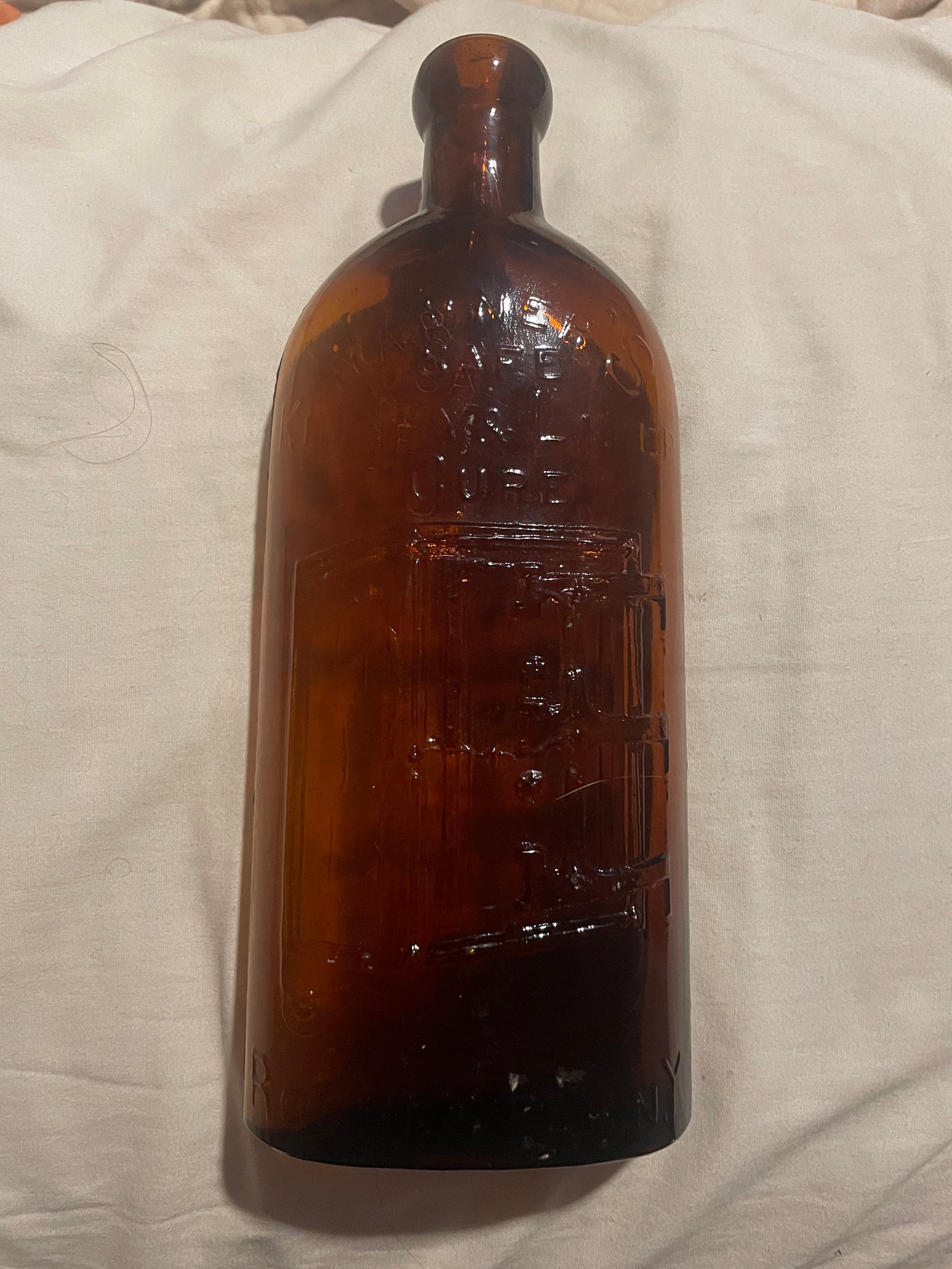 Warner’s Safe Kidney and Liver Cure Medicine Bottle 91/2” Tall 3”wide ...