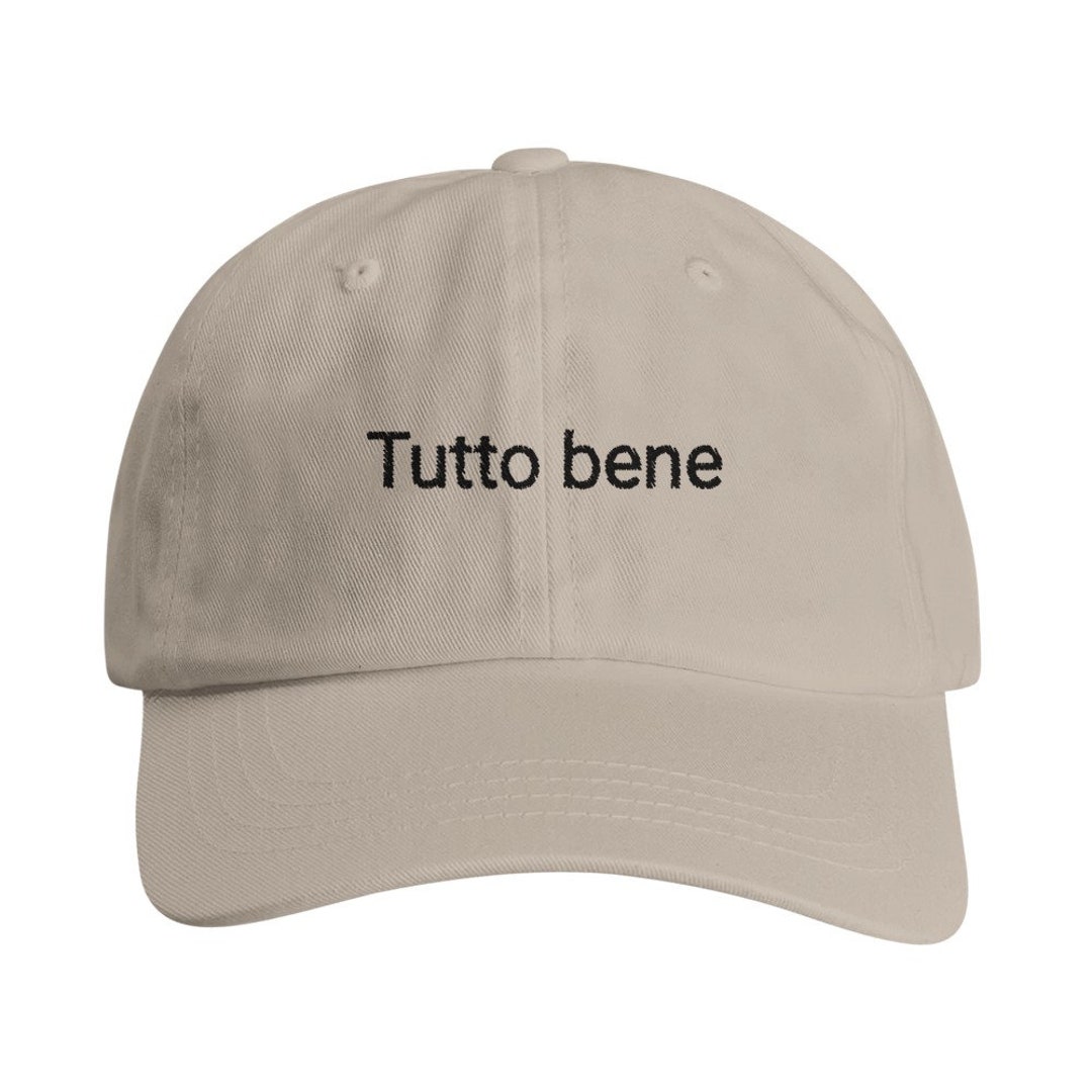 Tutto Bene / Low-profile Cotton Dad Cap - Etsy