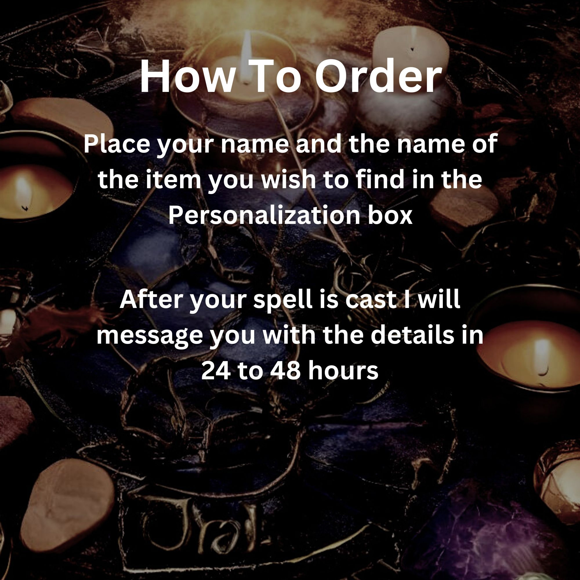 Lost Item Spell Casting Lost and Found Spell Recover What - Etsy