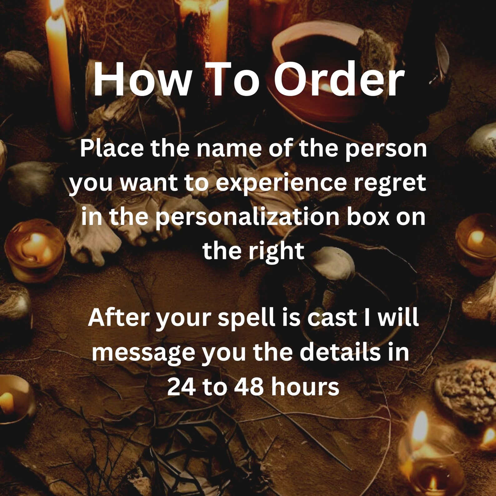 Regret Spell, Make Them Sorry, Guilt Spell, Hurt Spell, Make Them ...