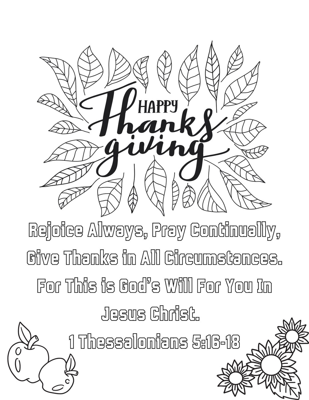 Thanksgiving Coloring Bundle - Etsy
