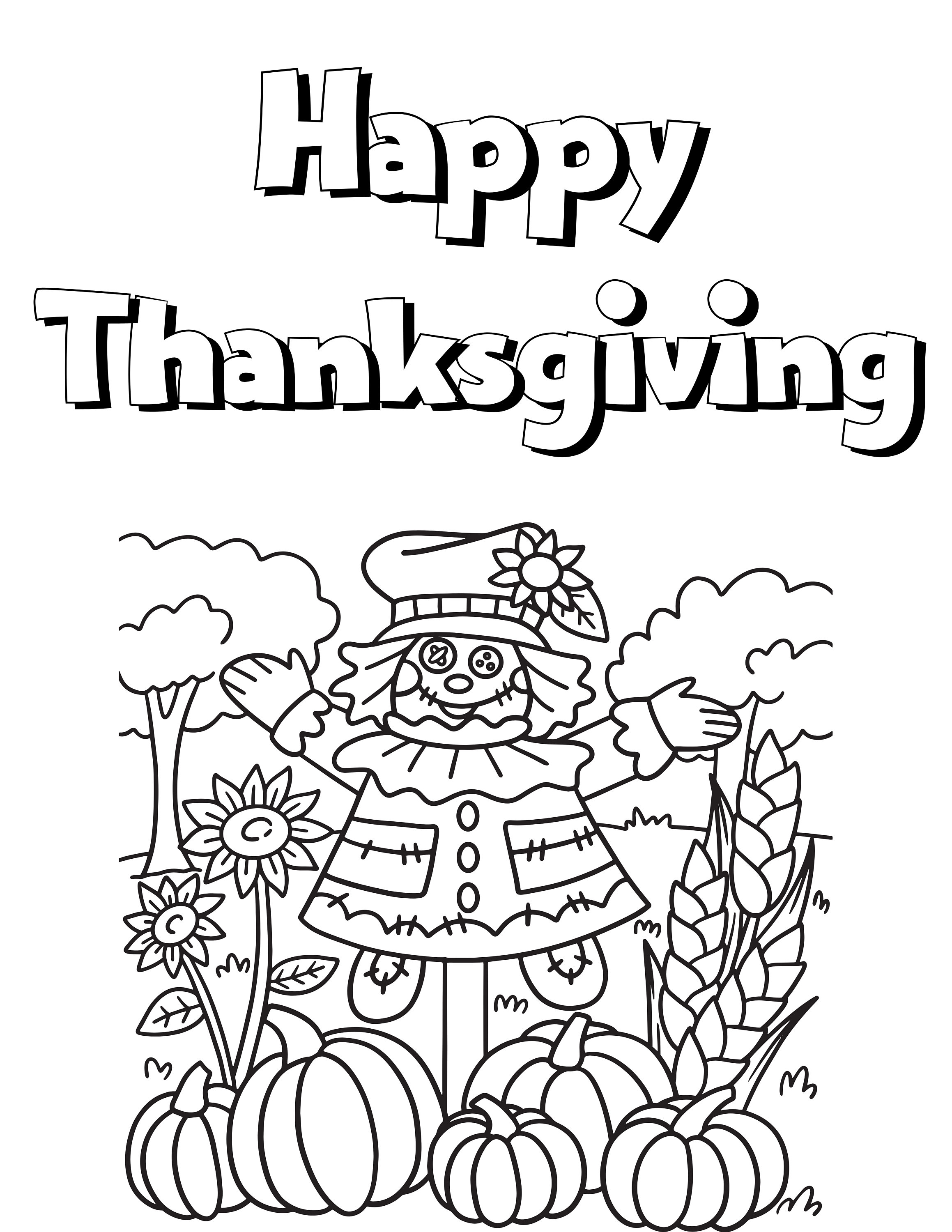 Thanksgiving Coloring Bundle - Etsy