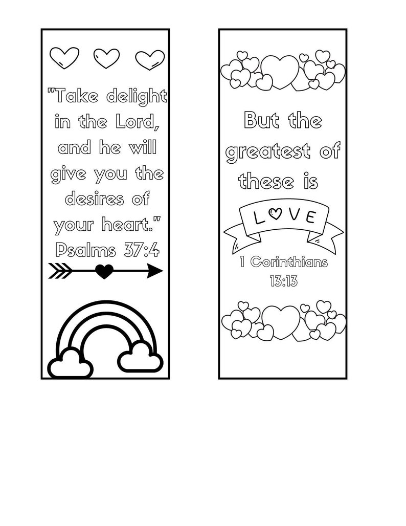 Valentines Day Church Coloring Sheets - Etsy