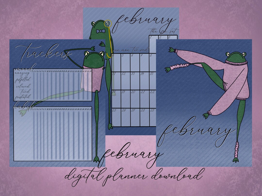 February 2024 Digital Planner Download - Etsy