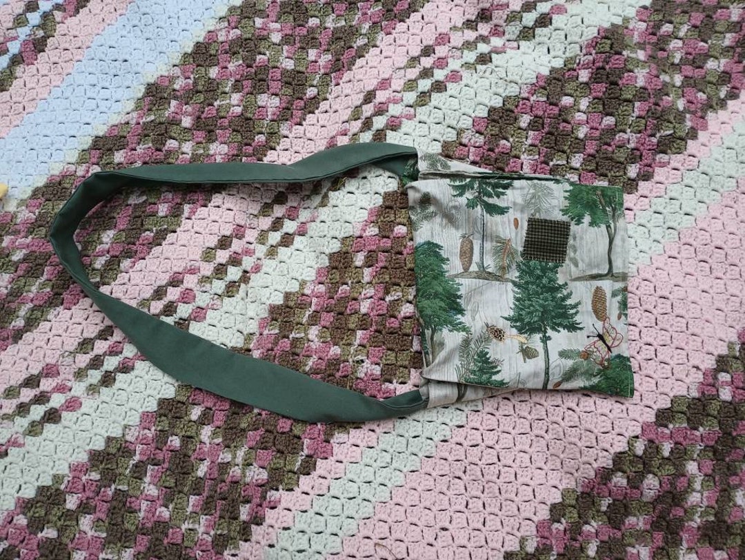Forest Themed Messenger Bag/ Foraging Bag - Etsy
