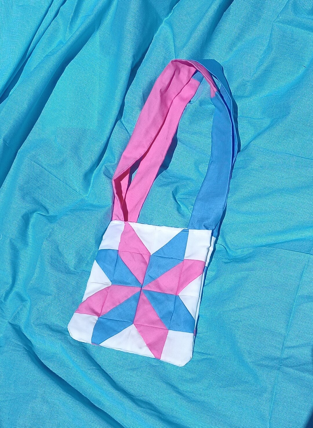 Trans Pride Flag Patchwork Mini Purse - Etsy