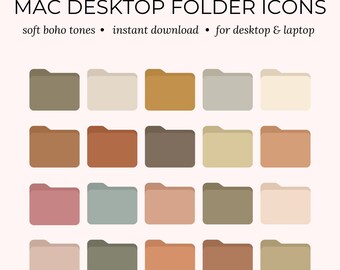 Mac Folder Icons Customisable Icons for Mac Desktops & Laptops Bright ...