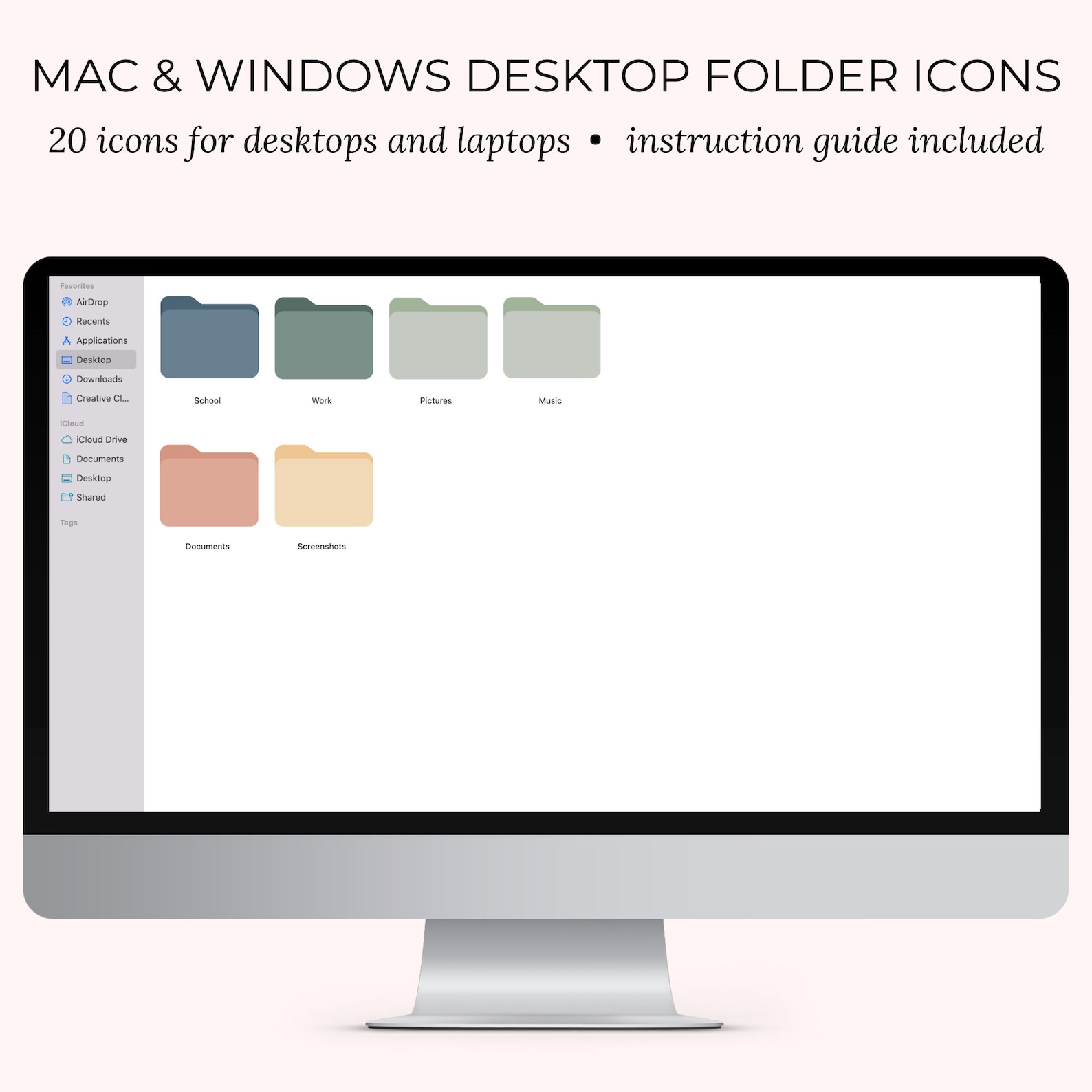 Desktop Icons for Mac and Windows Desktop and Laptop Wallpaper ...