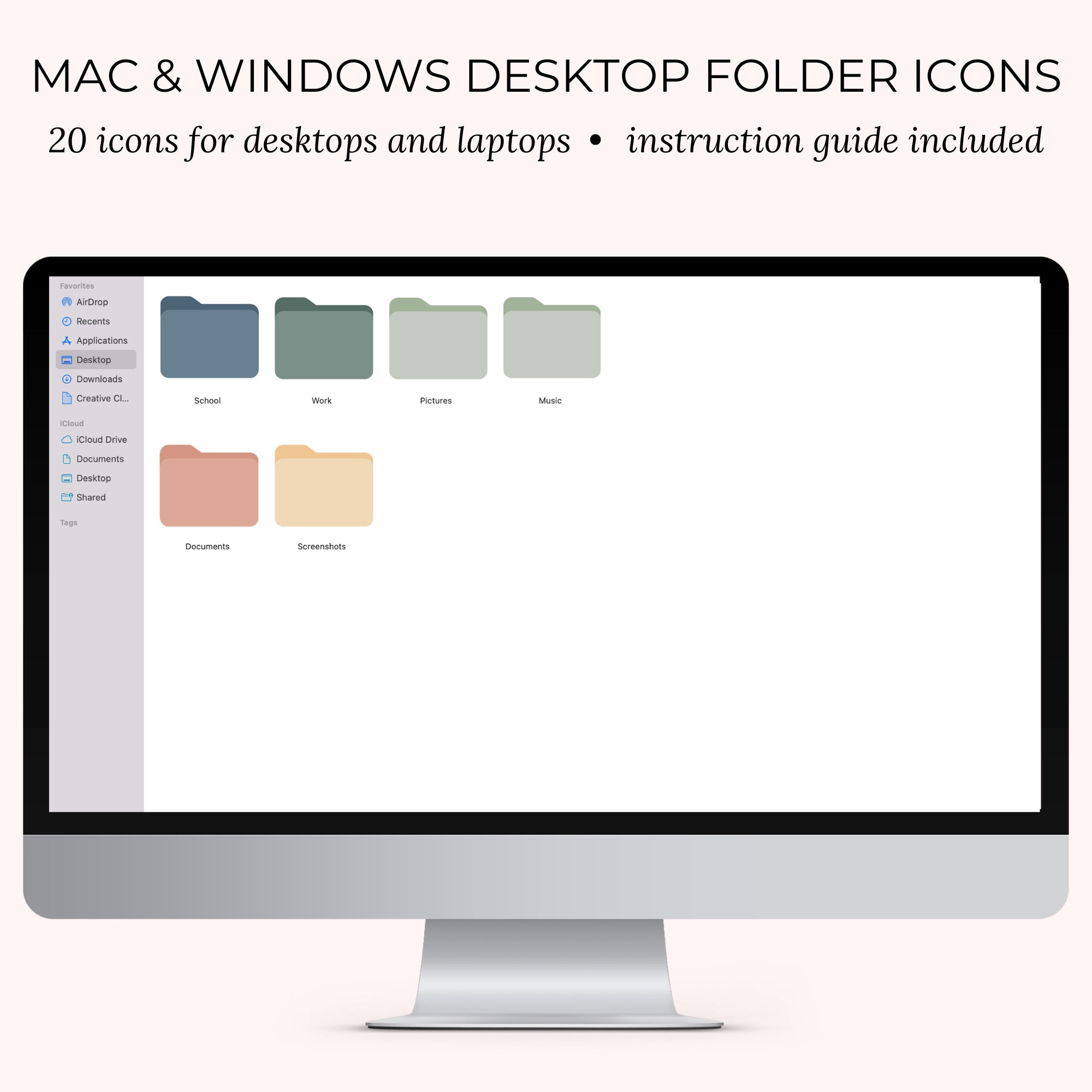 Desktop Icons for Mac and Windows Desktop and Laptop Wallpaper ...
